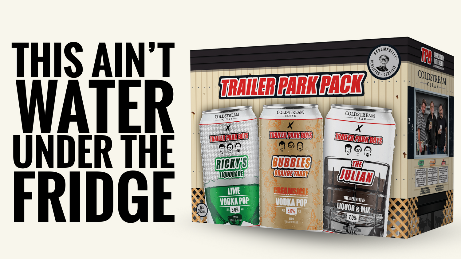 Trailer Park Boys x Coldstream – Coldstream Clear Distillery